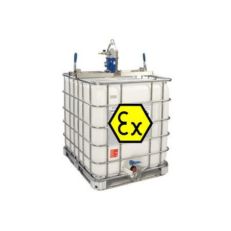 SD Pack - Mélangeur / agitateur pour cuve 1000l IBC / GRV / Viscosité ...