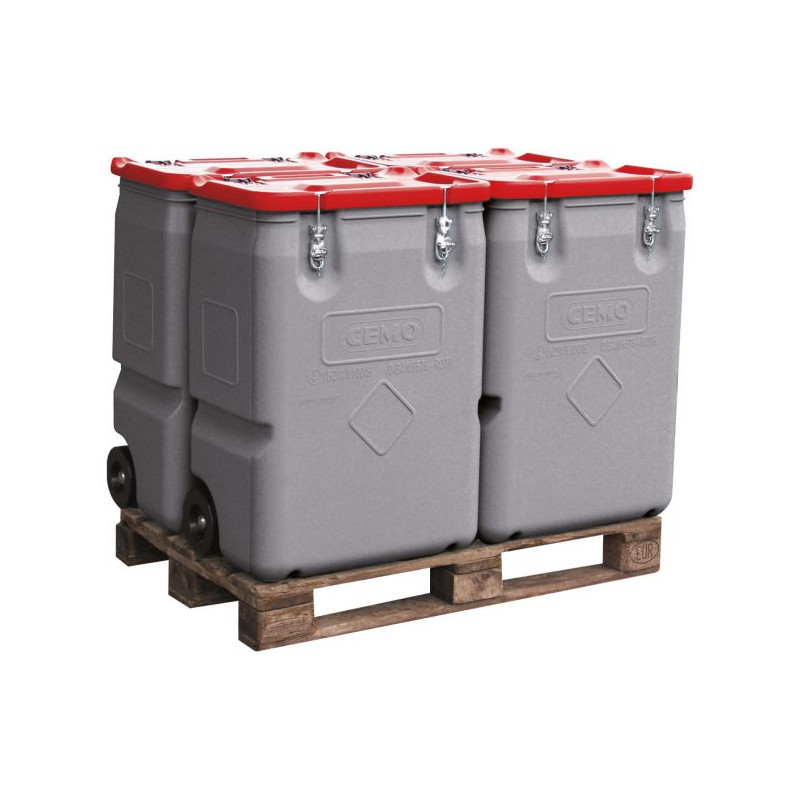 SD Pack - Bac roulant homologué ADR matières dangereuses Mobilbox CEMO ...