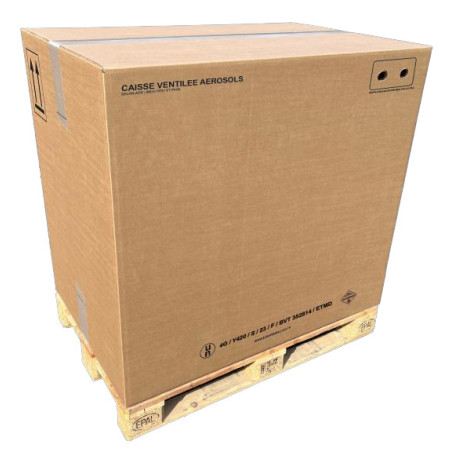 SD Pack - Caisse palette carton Aerosols UN 4G/Y420