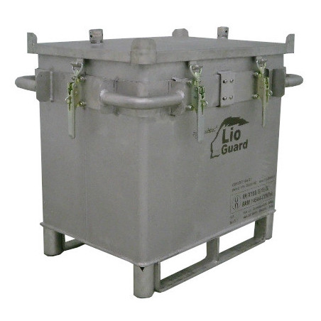 SD Pack - Caisse transport batterie lithium endommagée état critique P911